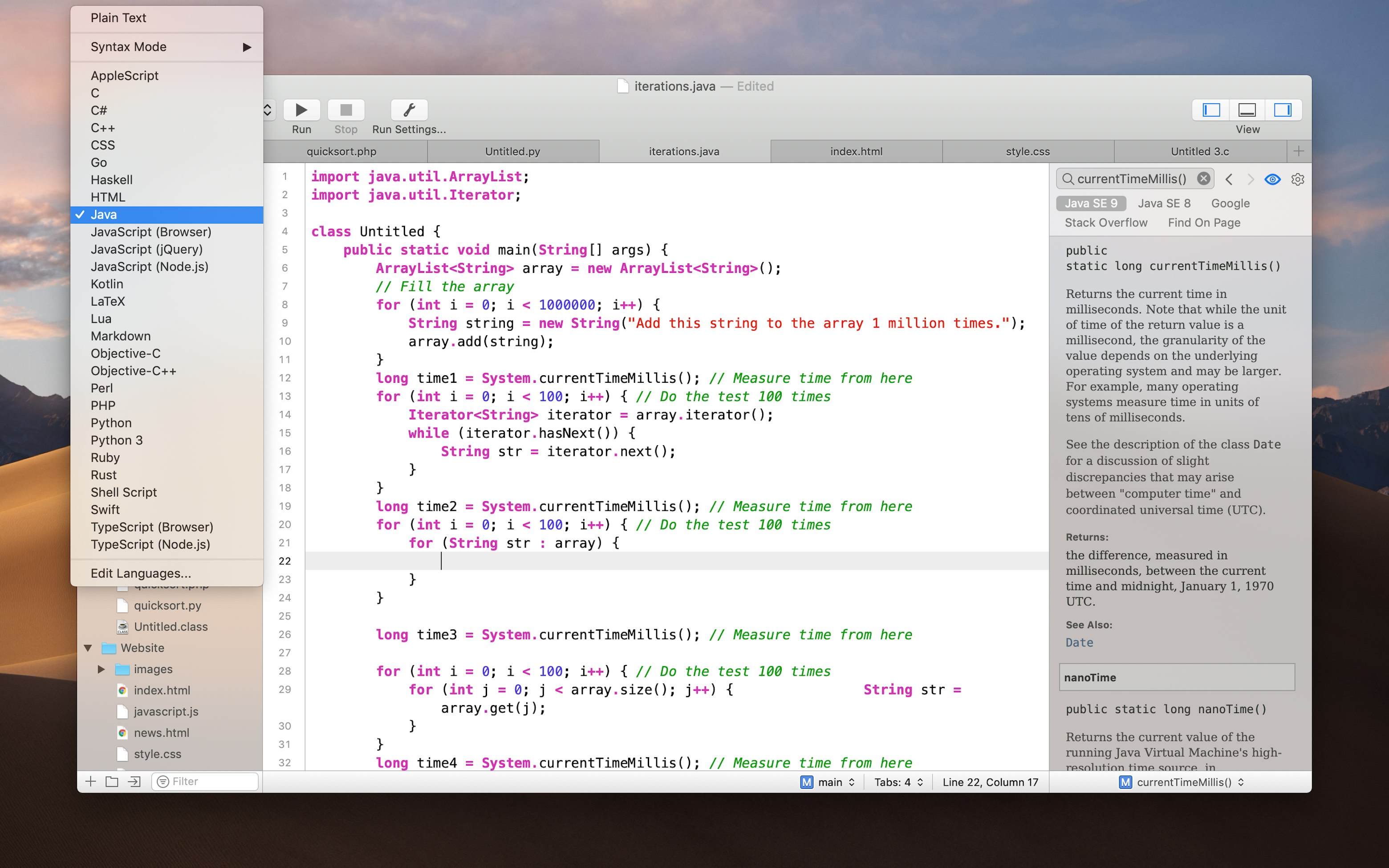 Coderunner On Setapp Beautiful Lightweight Code Editor For Mac