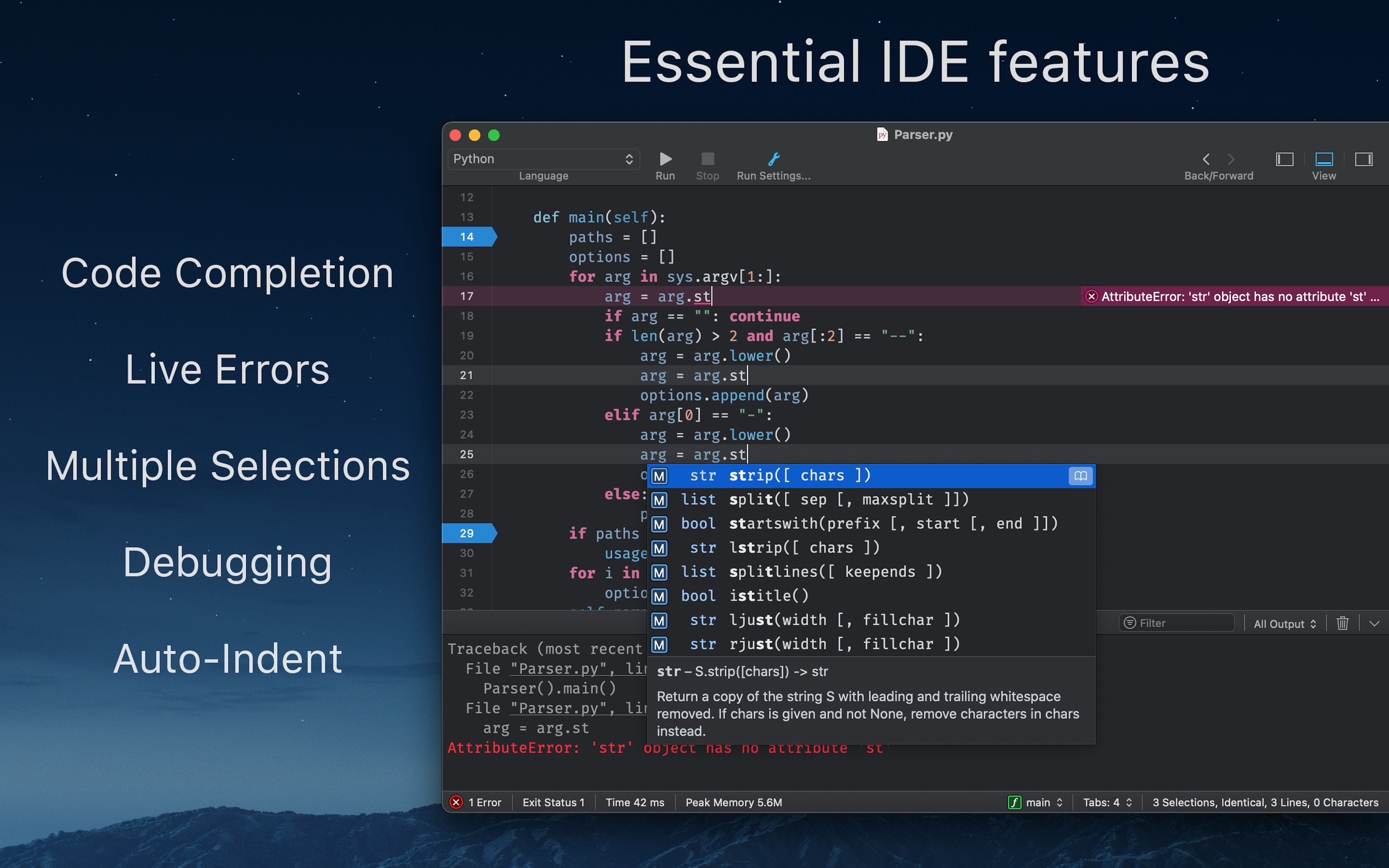 Coderunner On Setapp Beautiful Lightweight Code Editor For Mac
