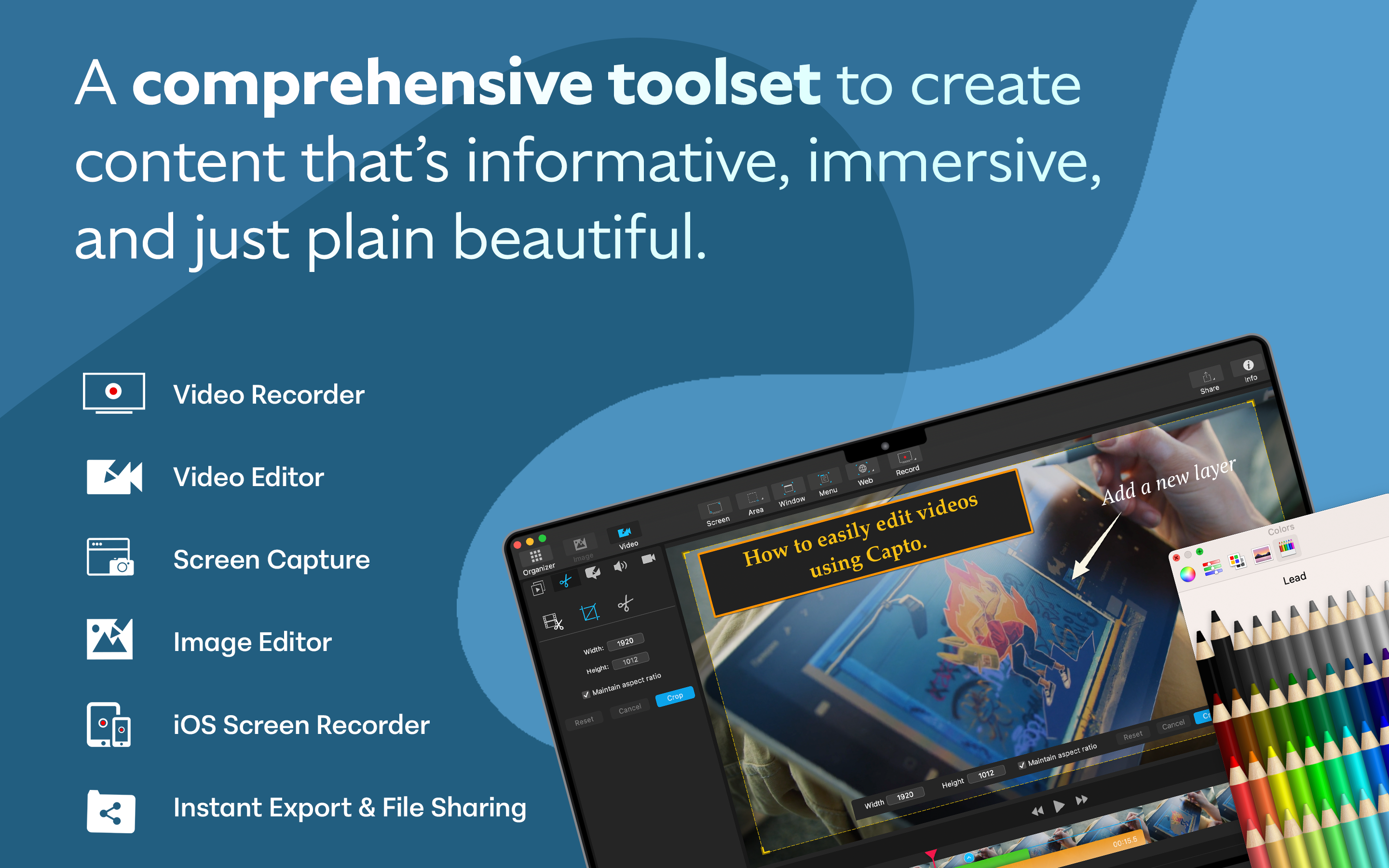 Capto on Setapp | Make a video of your screen