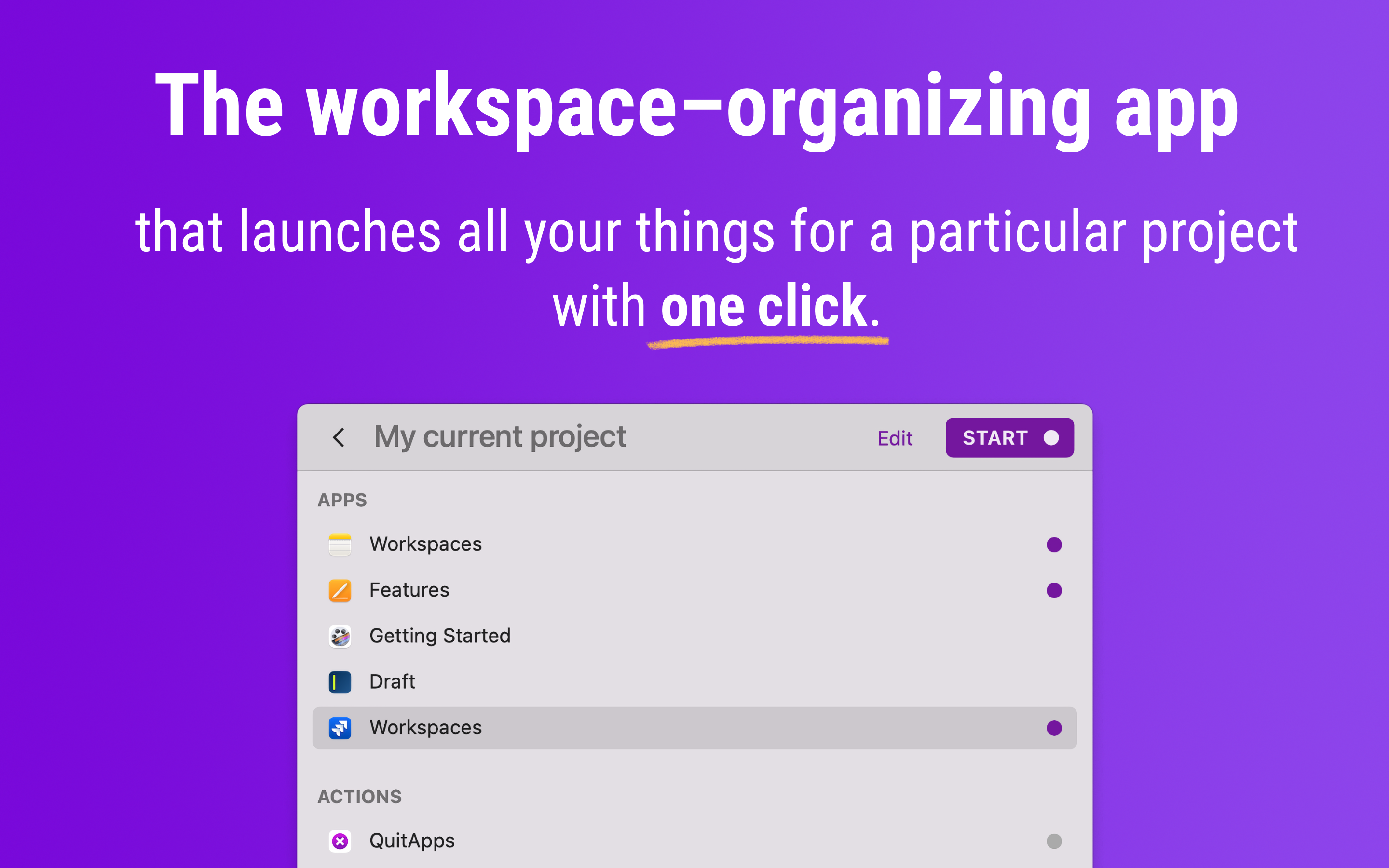 Workspaces on Setapp | Your things well-organized