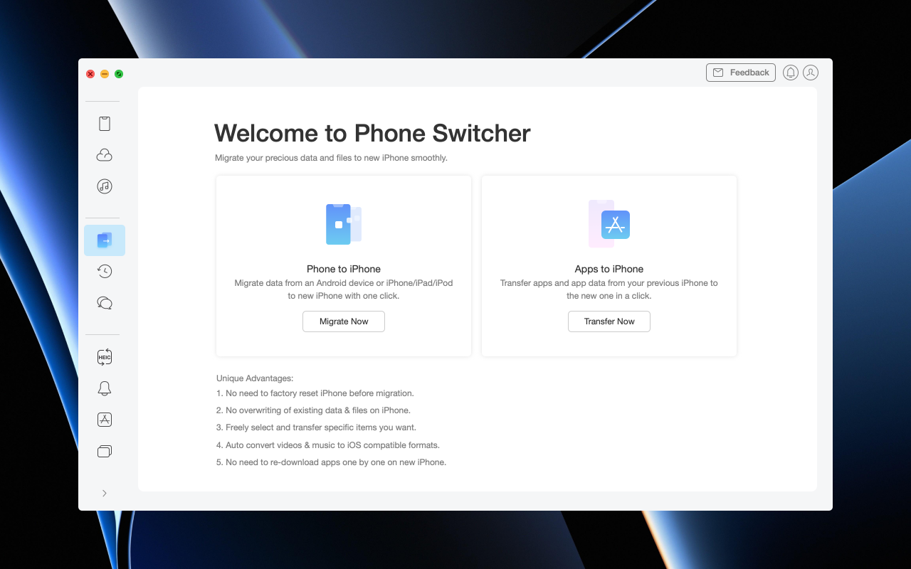 AnyTrans on Setapp | An all-embracing file transferring tool