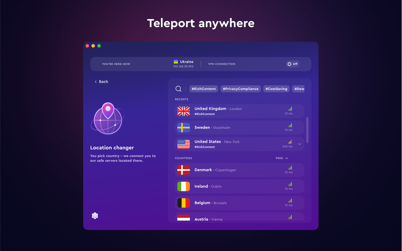 ClearVPN on Setapp | Use an intuitive VPN