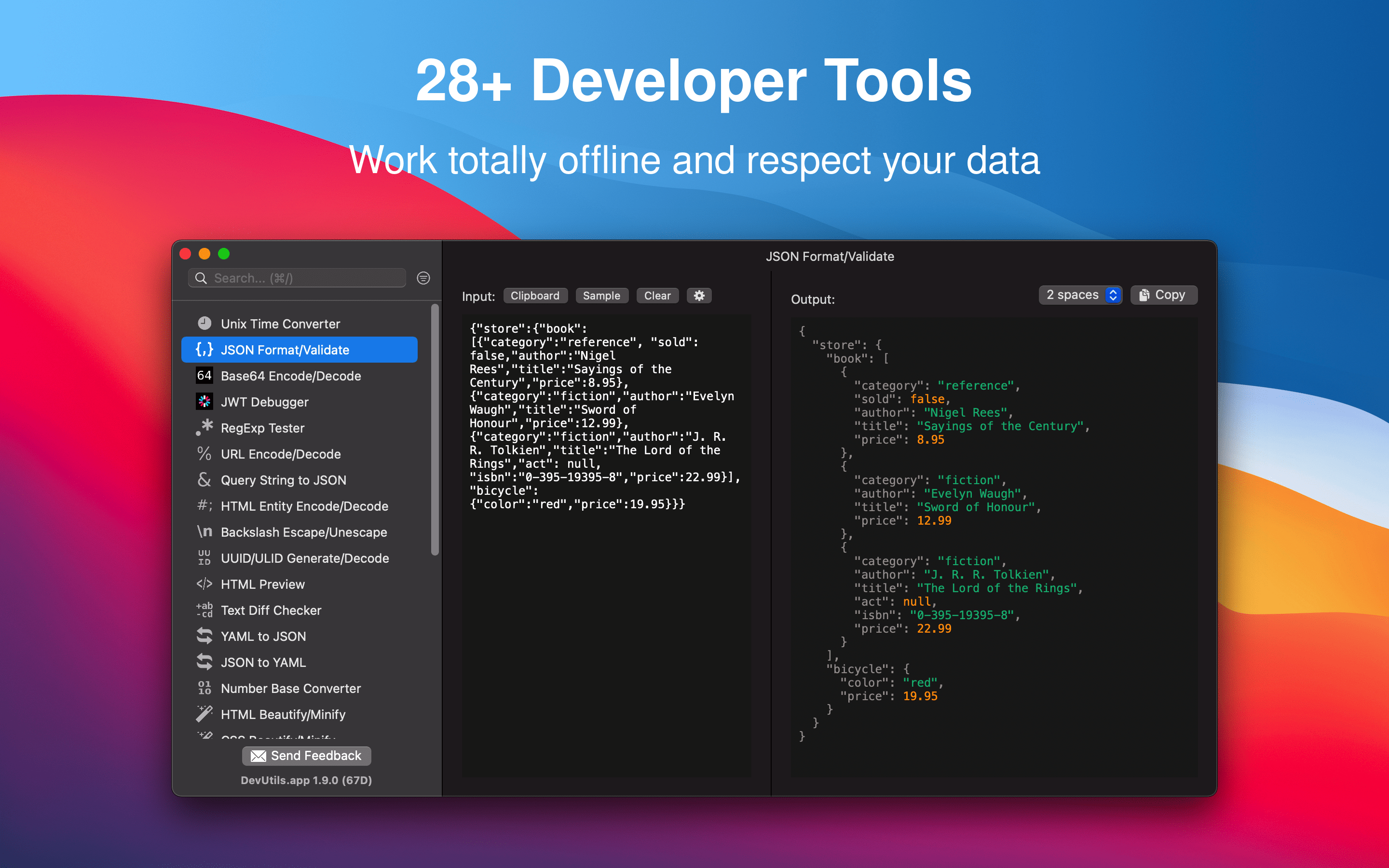 DevUtils on Setapp | Offline Toolbox for Developers