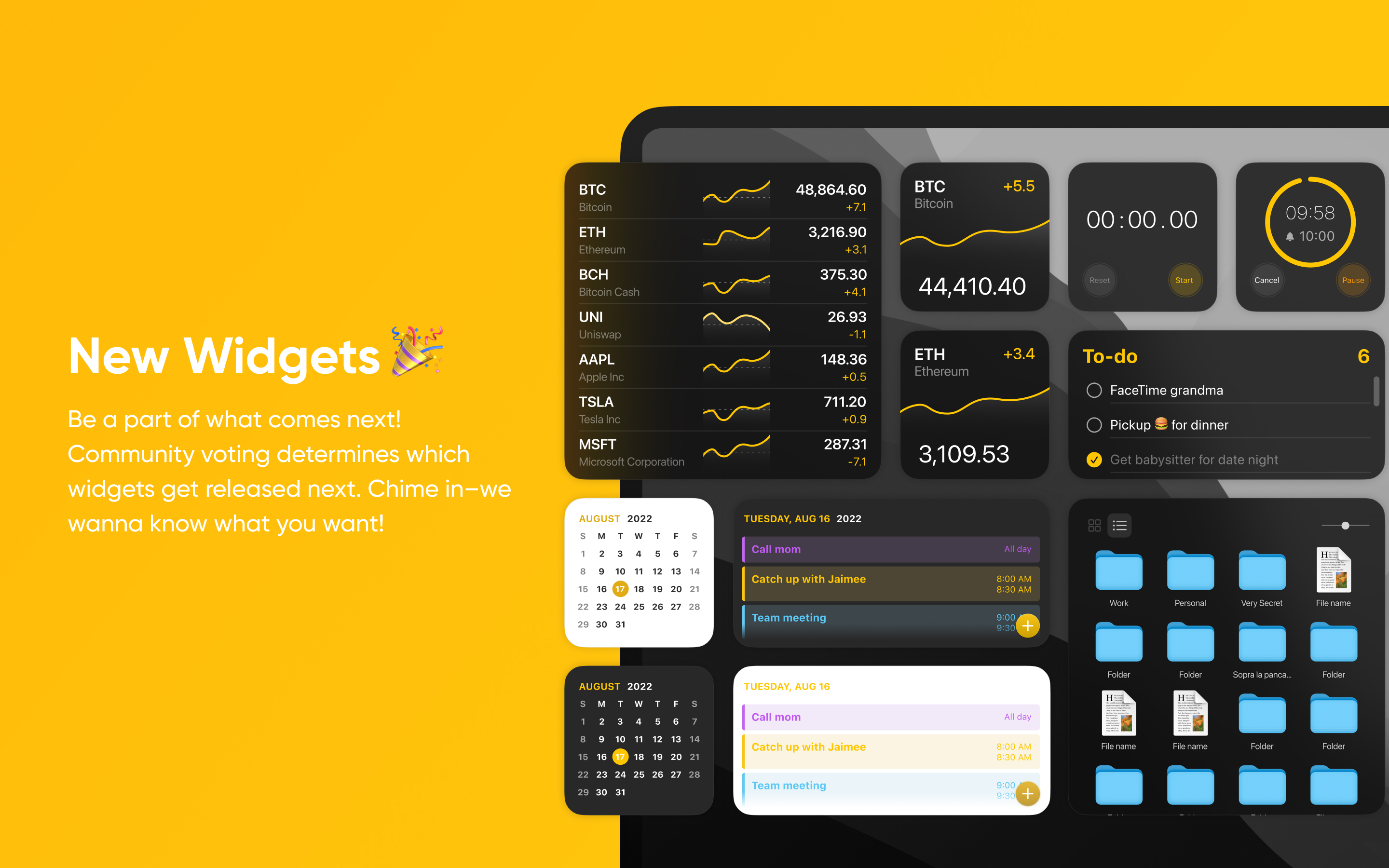 WidgetWall on Setapp | Add widgets to Mac desktop