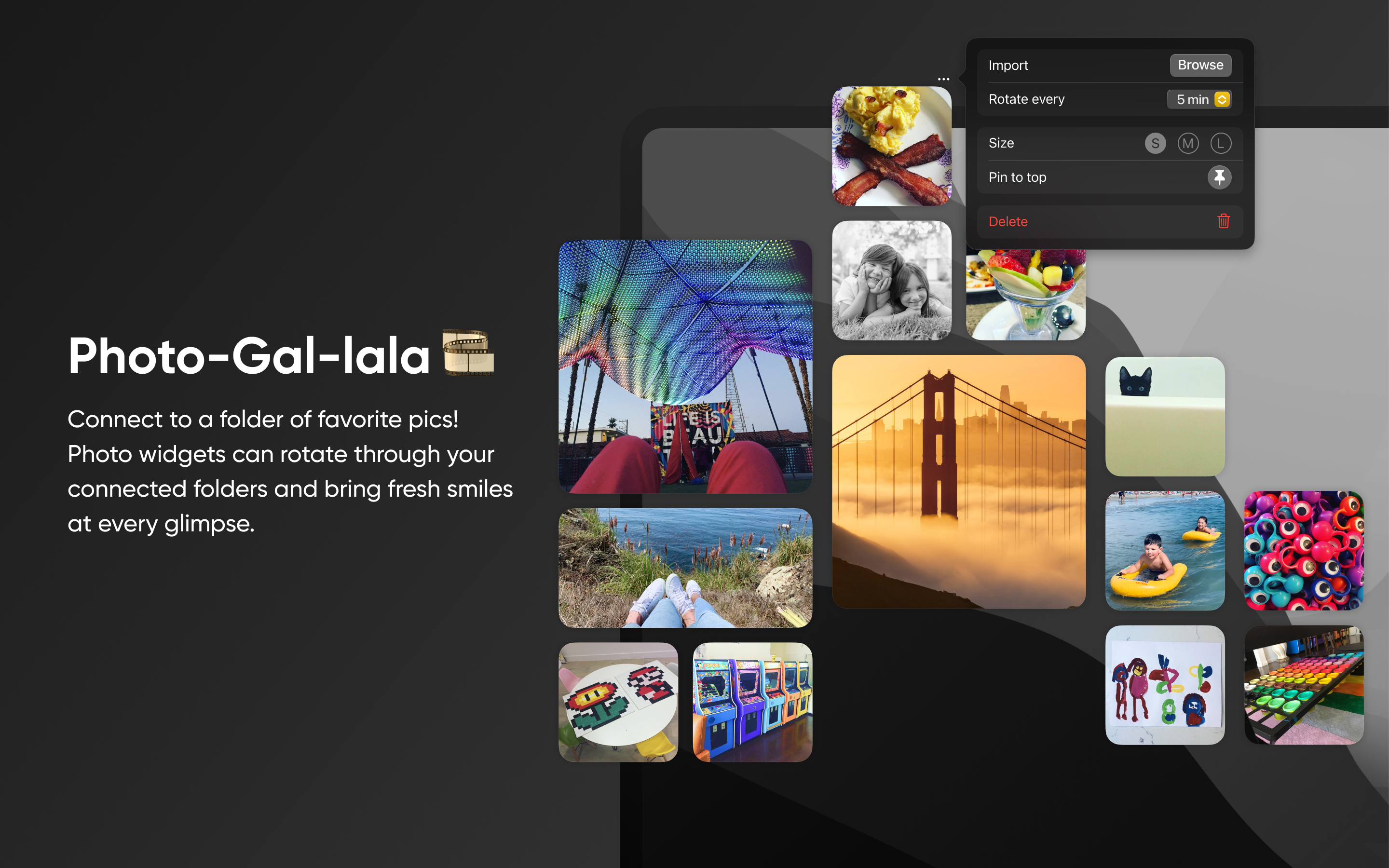 WidgetWall on Setapp | Add widgets to Mac desktop