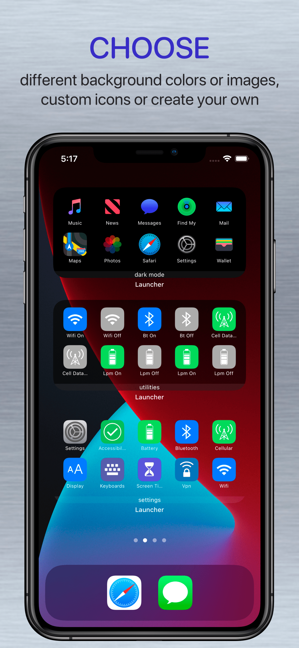 Customize your home screen with Launcher