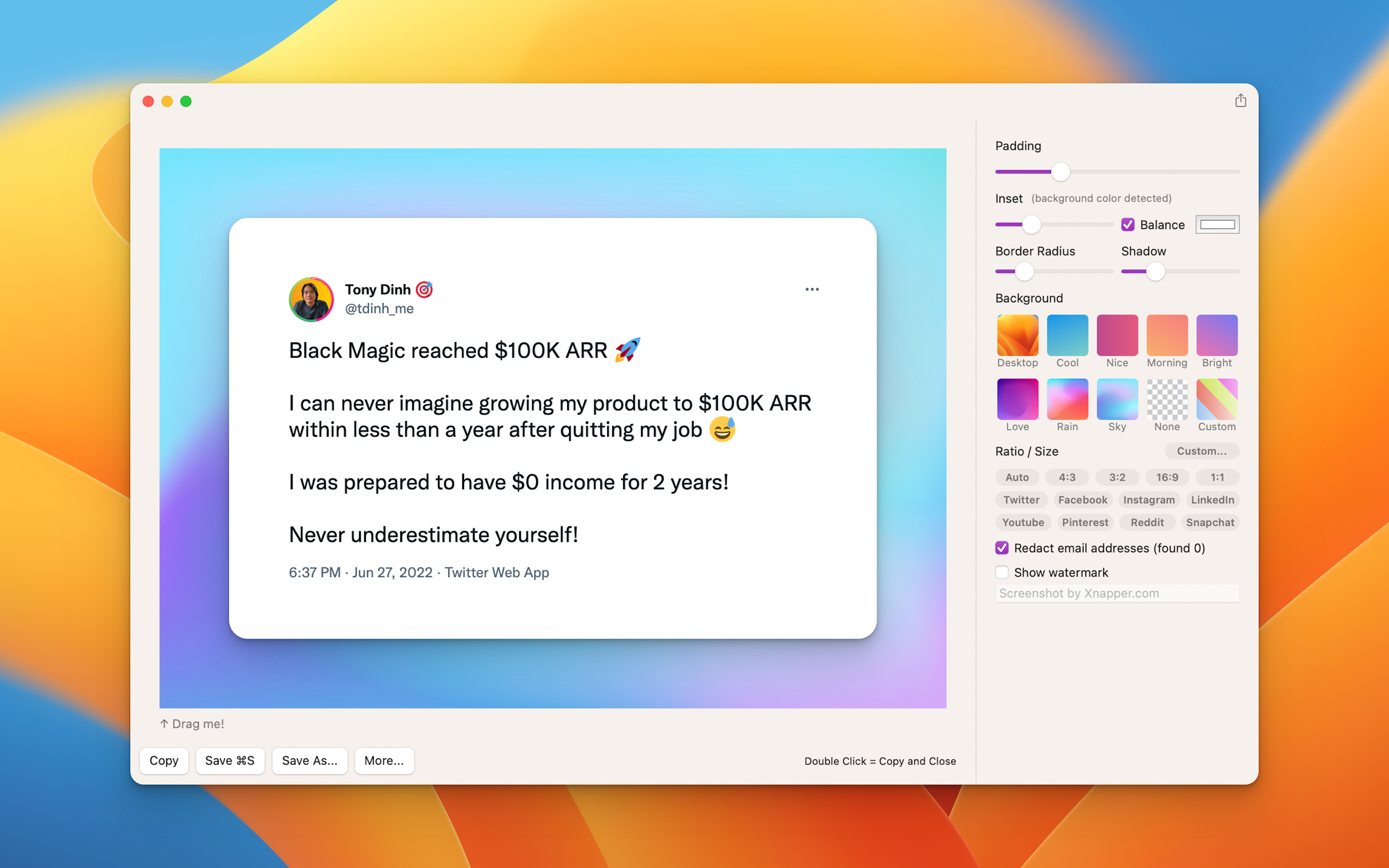 Xnapper on Setapp | Create shareable screenshots