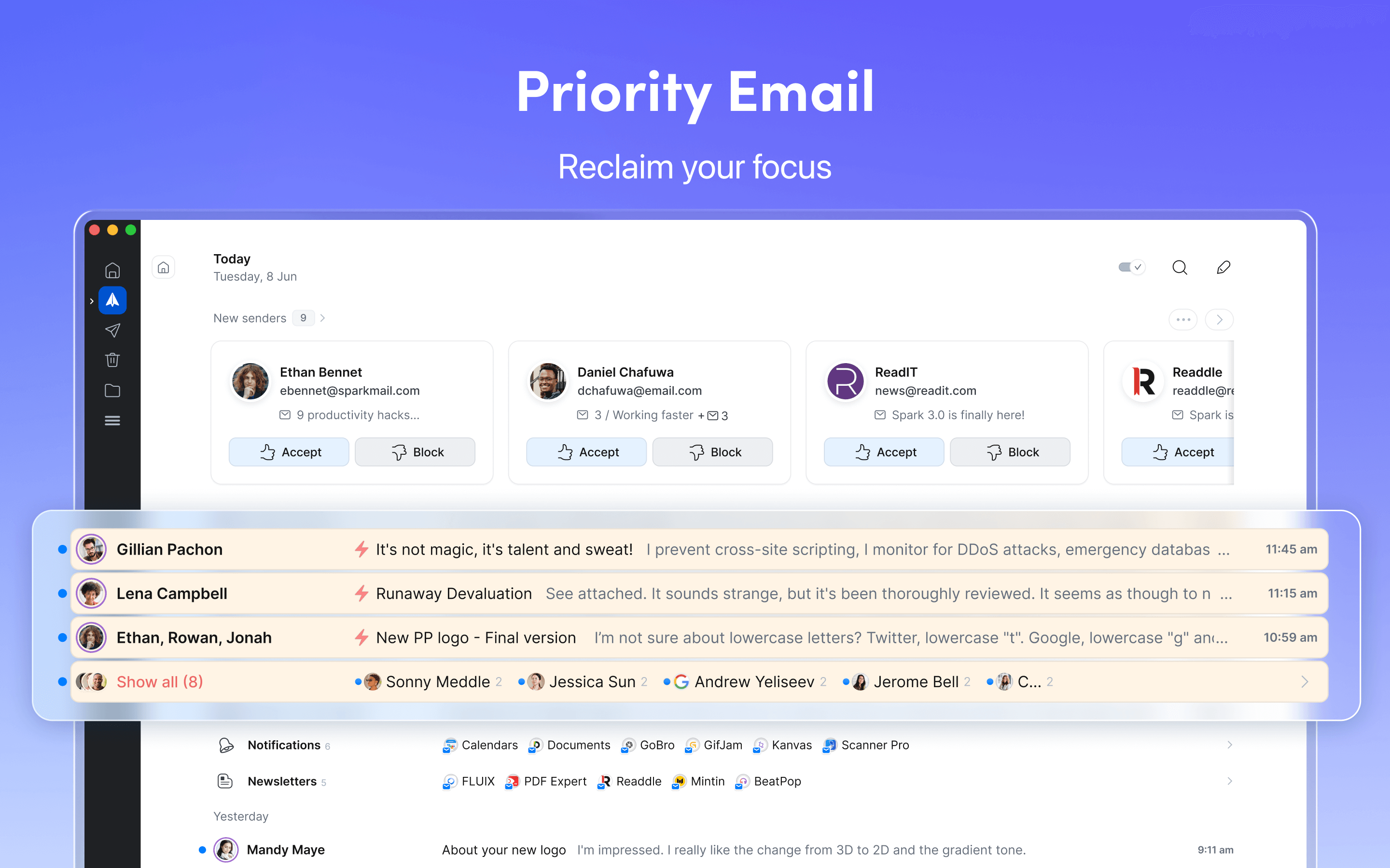 Spark Mail on Setapp | Manage emails easier