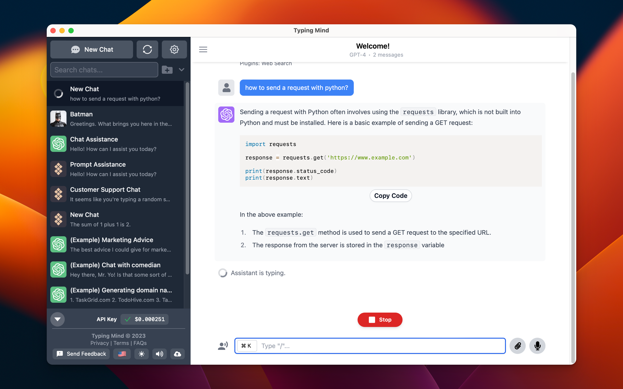 TypingMind on Setapp | Use new UI to chat with AI