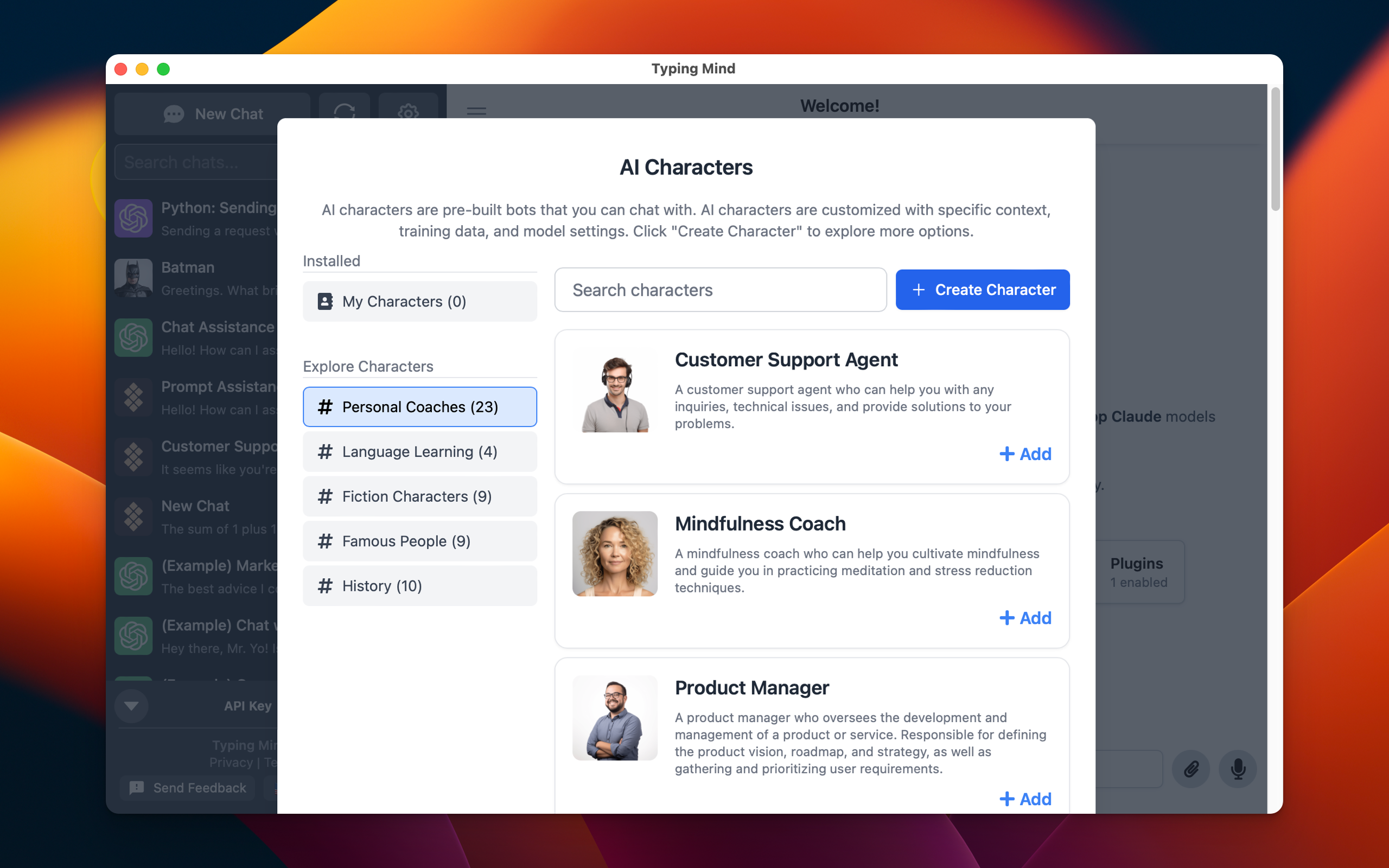 TypingMind on Setapp | Use new UI to chat with AI