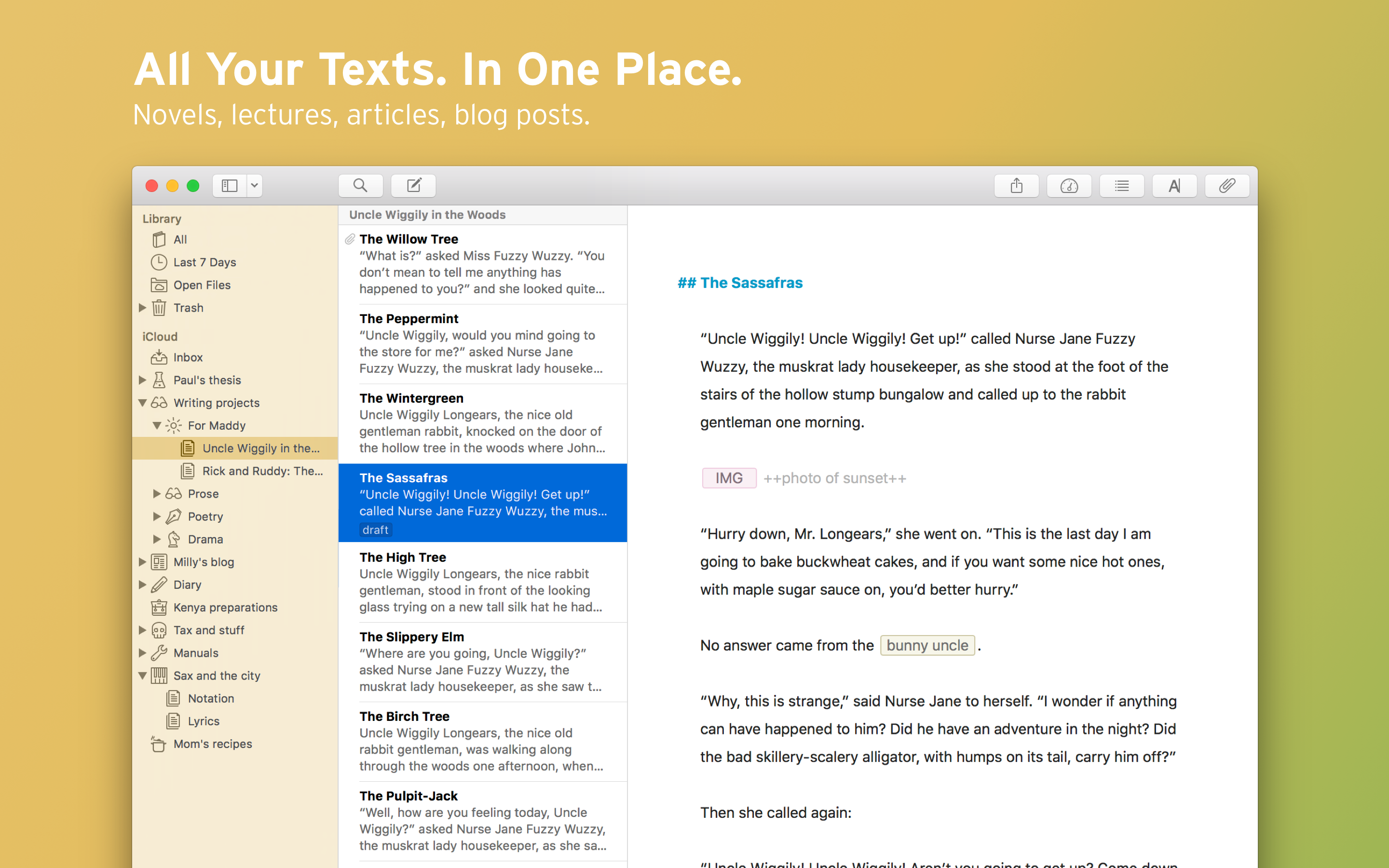 Ulysses in Setapp | Text-App mit Markdown-Editor