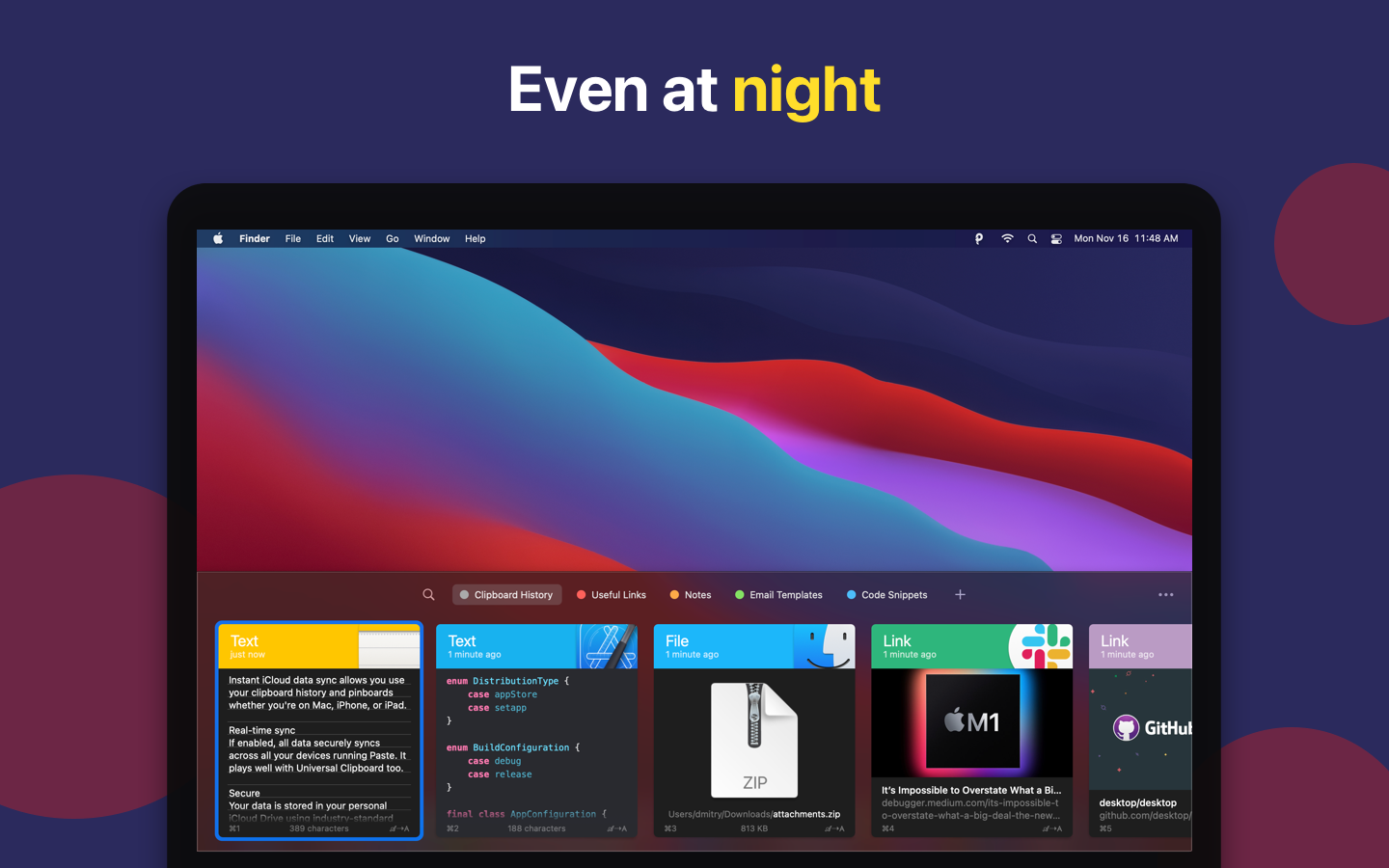 Paste on Setapp | Robust cloud clipboard manager and time-reliever