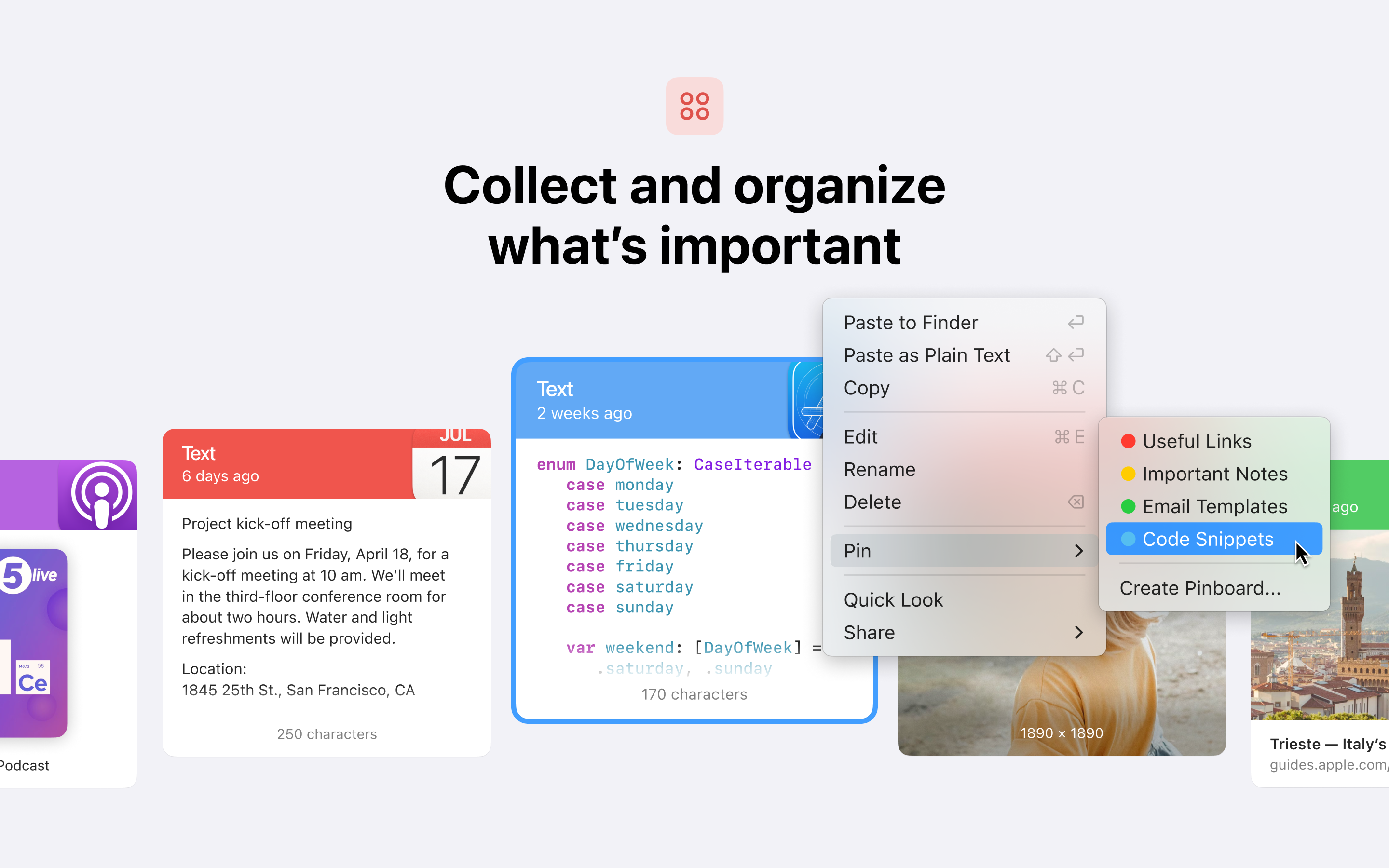 Paste on Setapp | Robust cloud clipboard manager and time-reliever